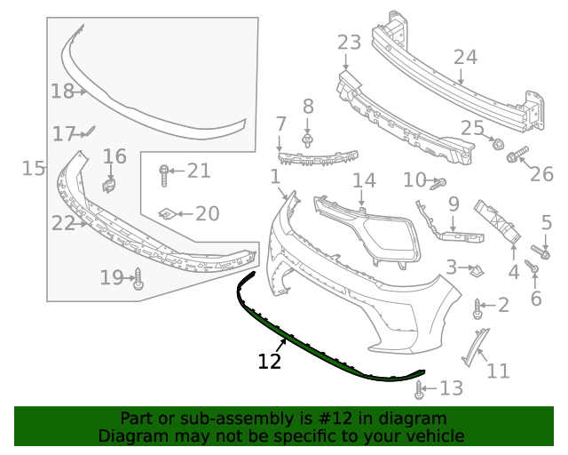 86591-K0500 - Valance Panel 2020-2022 Kia Soul | Kia.Parts Store