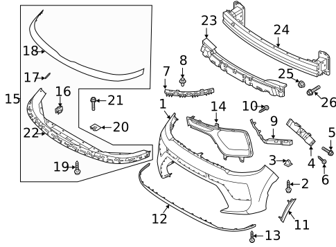 Bumper & Components - Front for 2021 Kia Soul | Kia.Parts Store