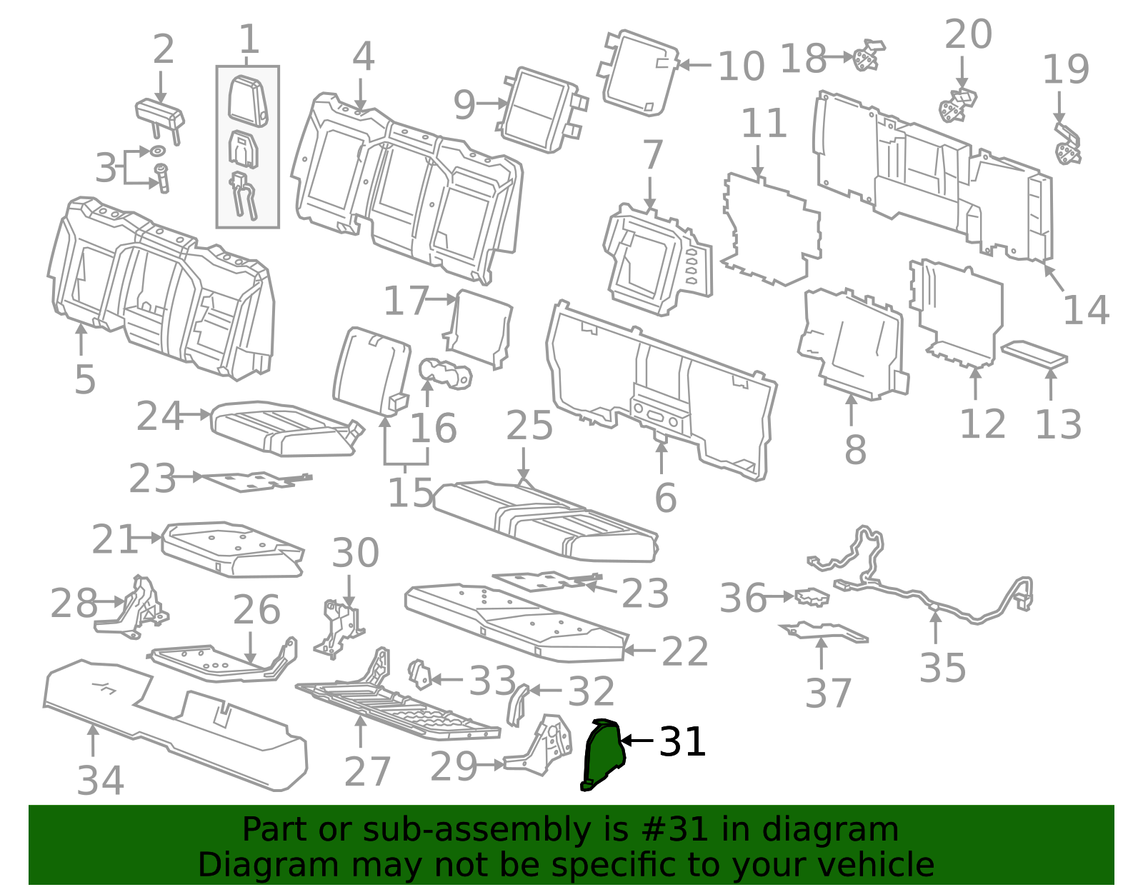 84508490 - Outer Finish Panel 2019-2025 GM | Big 3 Auto Parts