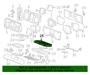 2019-2023 GM Cushion Cover 86808468 | GMPartsDirect.com