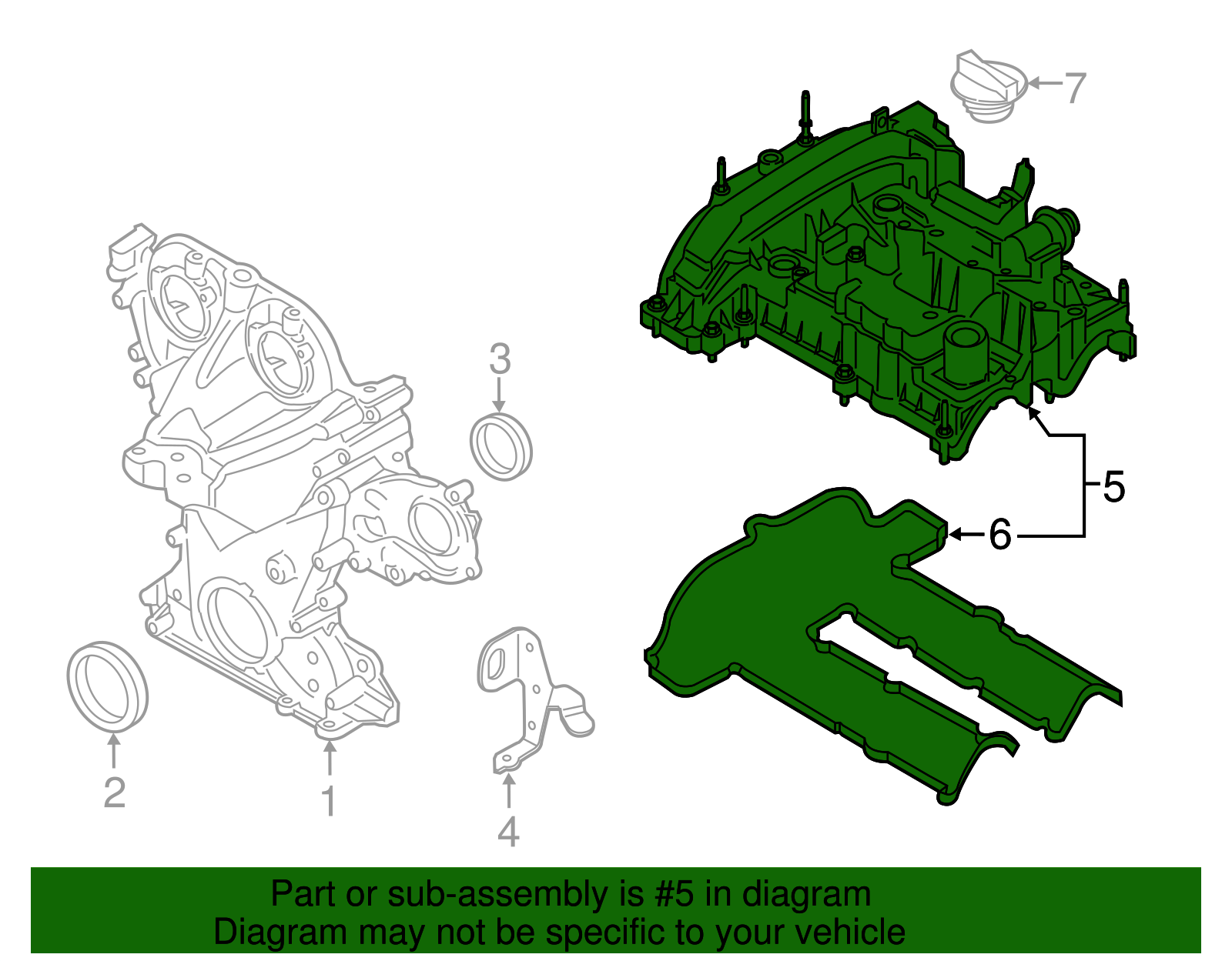 CM5Z-6582-G - Valve Cover 2014-2021 Ford | Big 3 Auto Parts