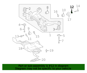 205-357-45-00 - Differential Mount Washer 2020-2023 Mercedes-Benz ...