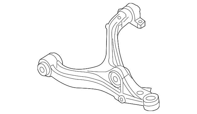 2011-2015 Mopar Lower Control Arm 5168158AB | TascaParts.com