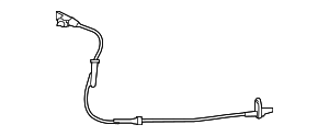 2012-2019 Nissan ABS Wheel Speed Sensor (Rear) 47901-1HA0A | Bill Kay ...