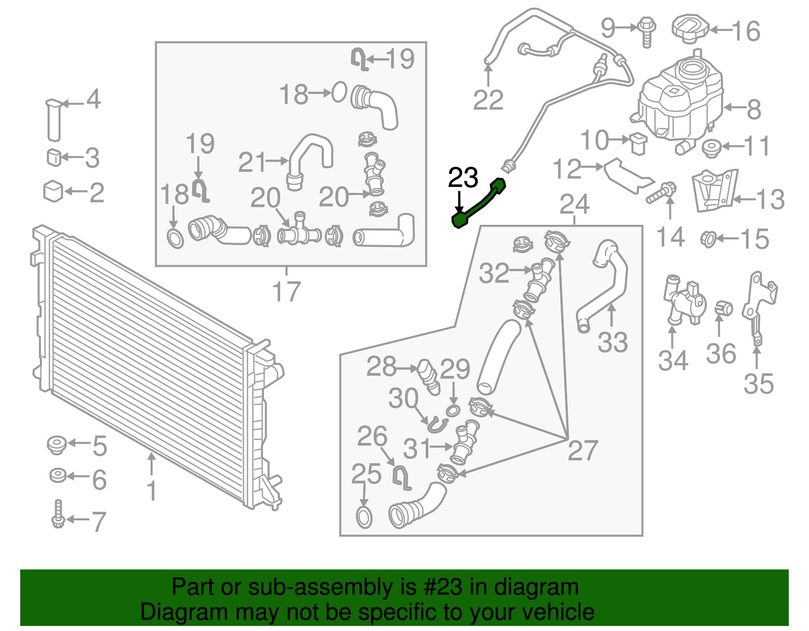 2017-2025 Audi Q7 Overflow Hose 4M0-121-081-AK | OEM Parts Online