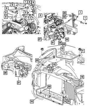 2007-2010 Dodge Air Conditioning Accumulator 55056758AC | Mopar Estores