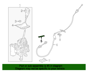 Ford F1EZ-7D443-GC - Automatic Transmission Shift Indicator - 2015-2018 ...