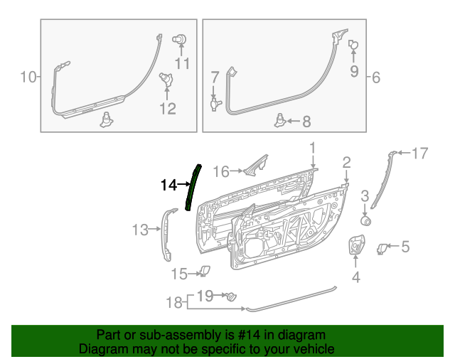 2018-2024 Lexus Frame 67402-11010 | AutoNationParts.com