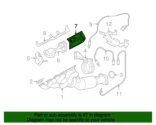 18407835477 - 2006-2010 BMW Heat Shield (18-40-7-835-477) | BMW of ...