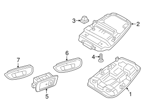 32366211 - Reading Light 2016-2023 Volvo | AutoNationParts.com