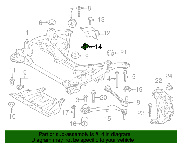 Genuine BMW 37-14-6-850-307 | Level Sensor Retainer Nut | FREE Shipping ...