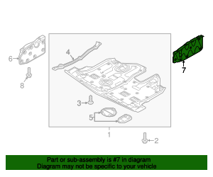 2014-2015 Kia Sorento Side Shield 29130 2W000 | OEM Parts Online