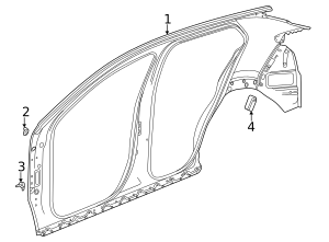 2021-2024 Chevrolet Trailblazer Body Driver Side Outer Panel 42786688 ...