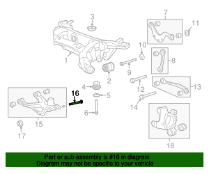 2007-2017 GM M14x2x148 Multi-Purpose Bolt 11561849 | TascaParts.com
