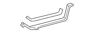 77601-12271 - Fuel Tank Mount Strap - 2005-2008 Toyota | OEM Genuine ...