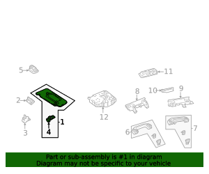 222-810-94-00-9H93 - Sun Visor 2015-2023 Mercedes-Benz ...