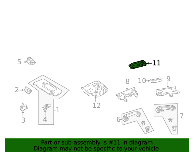 000-906-15-06-9051 - Courtesy Light 2017-2023 Mercedes-Benz | Mercedes ...