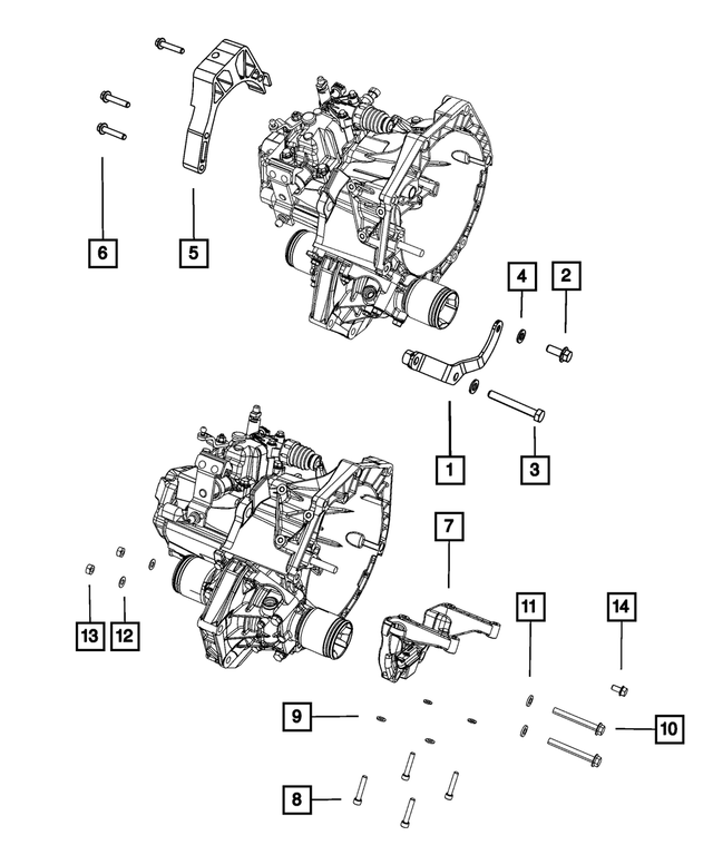 2012-2017 Fiat 500 Engine Mount Bracket 68073108AC | Mopar eStore