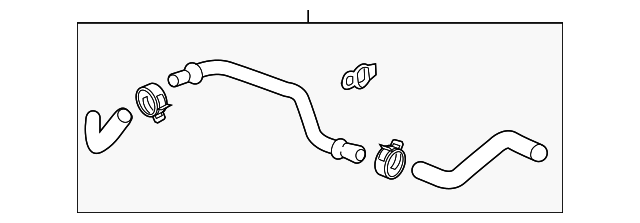 2016-2019 Chevrolet Malibu Radiator Coolant Hose 84021224 ...