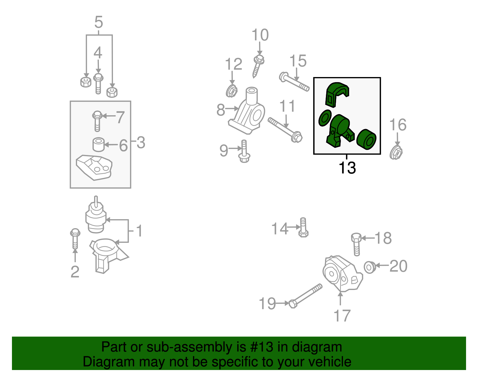 21930-4D150 - Side Mount 2006-2014 Kia Sedona | Kia.Parts Store