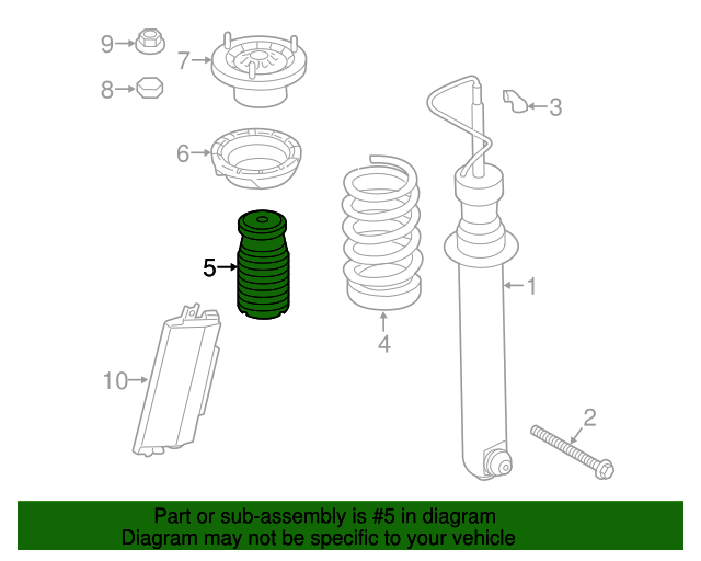 2012-2019 BMW Damper 33-53-7-847-473 | OEM Parts Online