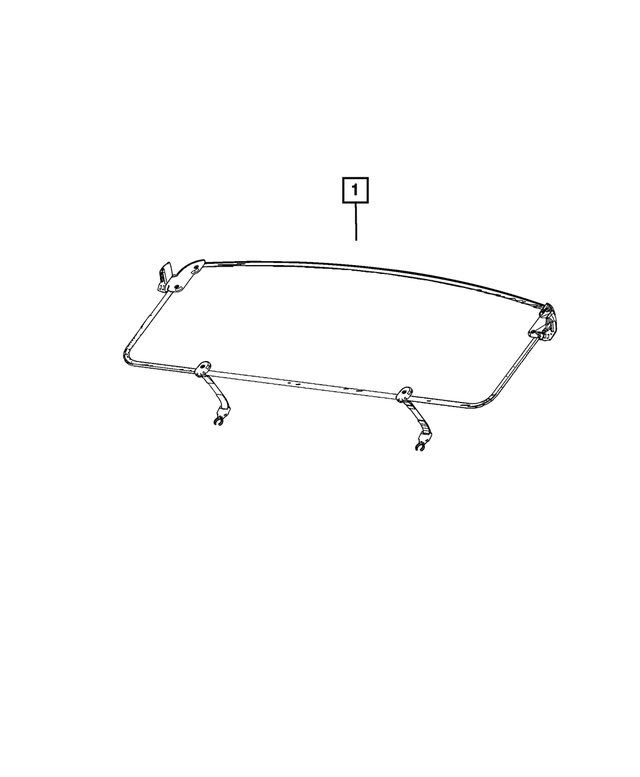 2021-2023 Jeep Grand Cherokee L Cargo Compartment Cover 7AU51TX7AA ...