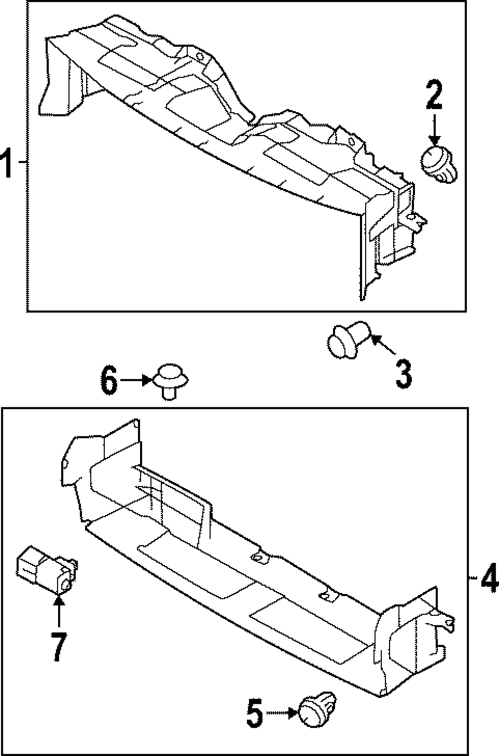 73233VC010 - 2022-2024 Subaru WRX - Lower Guide | Subaru Parts HQ