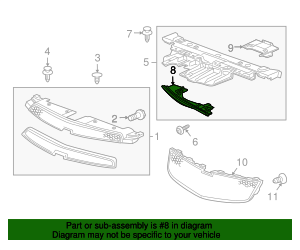 96981604 - Front Intake Air Duct Deflector 2011-2014 Chevrolet Cruze ...
