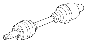 2018-2024 GM Front Driver Side Half-Shaft 85103942 GM | GMPartsDirect.com