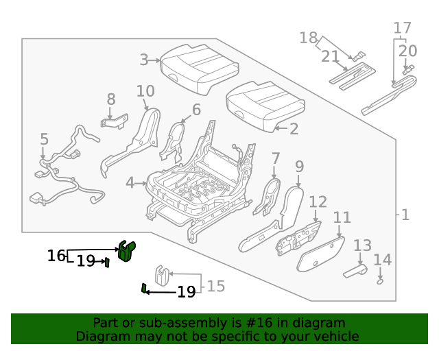 2021-2024 Kia Sorento Track Cover 89566-R5000 | TascaParts.com