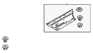 2016-2017 Hyundai Sonata Floor Pan Splash Shield 84147-C1000 | OEM ...