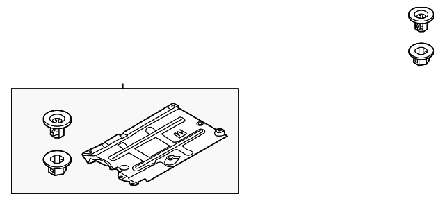 2016-2017 Hyundai Sonata Under Cover 84145-E6000 | QuirkParts