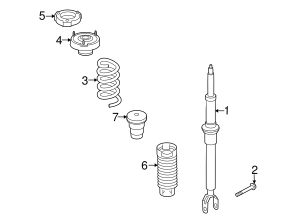 2006-2011 Mercedes-Benz Shock Absorber 219-323-15-00 | AutoNation Parts