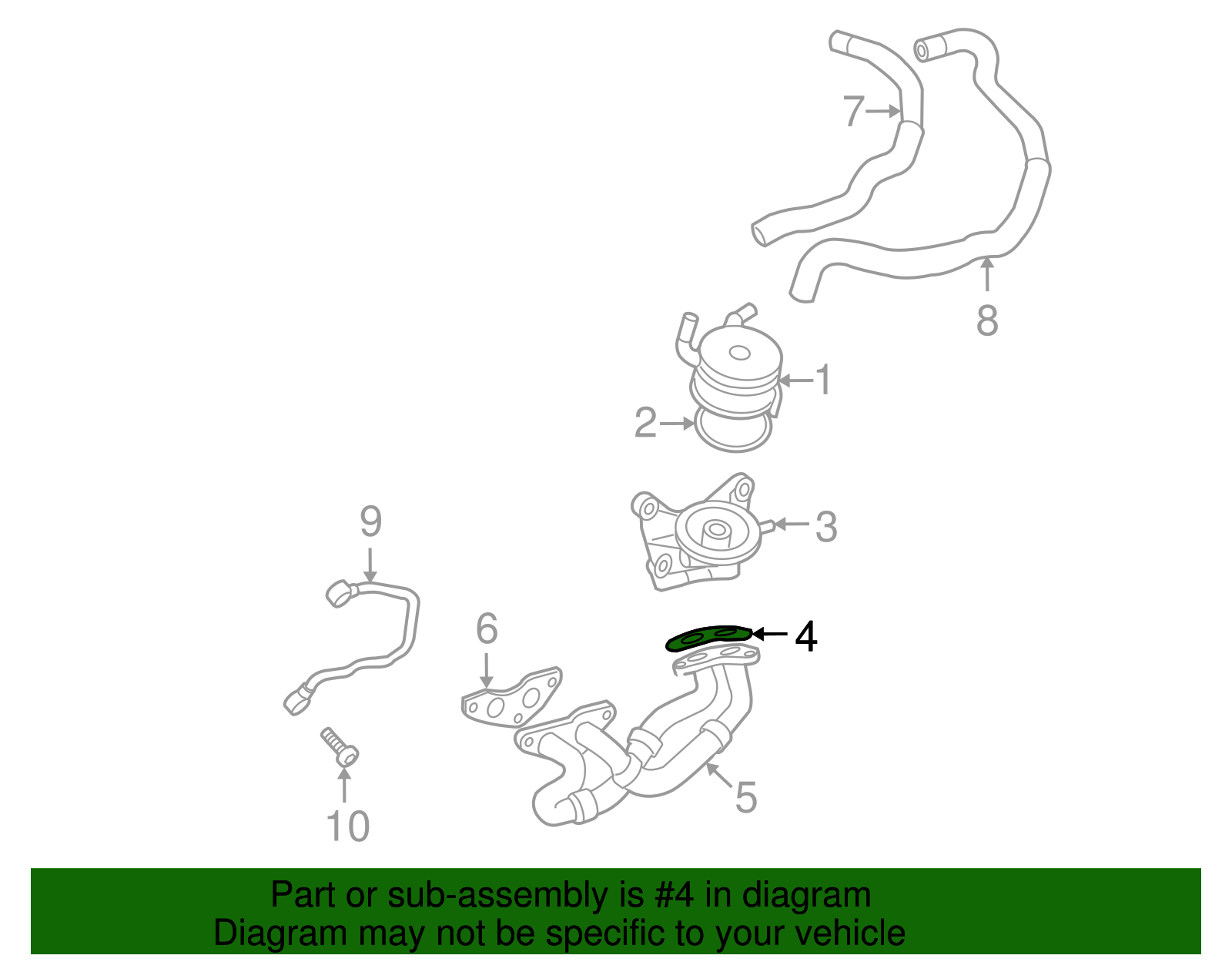 90430-16012 - Engine Oil Cooler Gasket 2005-2024 Toyota | Longo Toyota ...