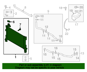 2016-2019 Hyundai Sonata Radiator Assembly 25310-E6100 | OEM Parts Online