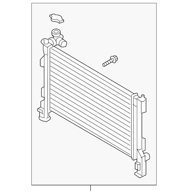 2016-2019 Hyundai Sonata Radiator Assembly 25310-E6100 | OEM Parts Online