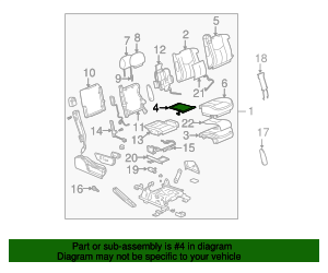 2003-2007 GM Power Seat Control Module - Passenger Side (RH) 19330730 ...