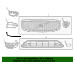 2018-2020 Volvo XC60 Louver - Driver's Side (LH) 31407981 | TascaParts.com