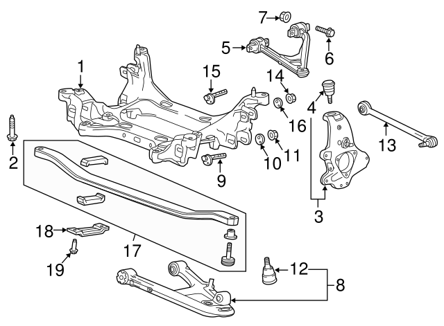 2014-2019 Chevrolet Corvette Rear Leaf Spring 22782500 | TascaParts.com