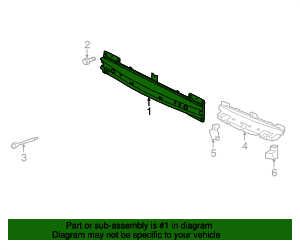 2014-2023 Jaguar F-Type Impact Bar T2R58458 | JaguarParts.com
