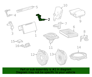 2018-2020 Toyota Mirai Display Unit Mount Bracket 86211-62030 | Toyota ...