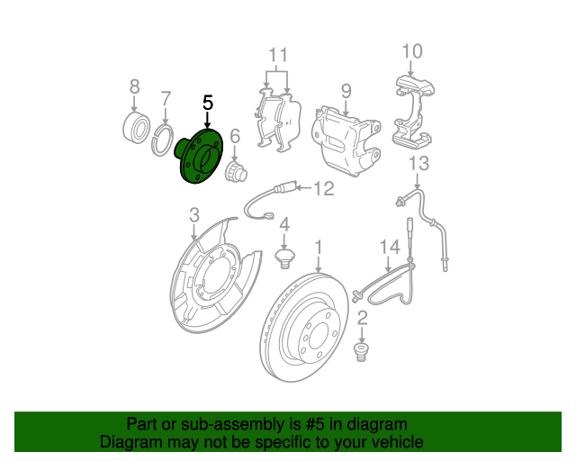 33-41-6-783-671 - Wheel Hub 2009-2012 BMW | AutoNationParts.com