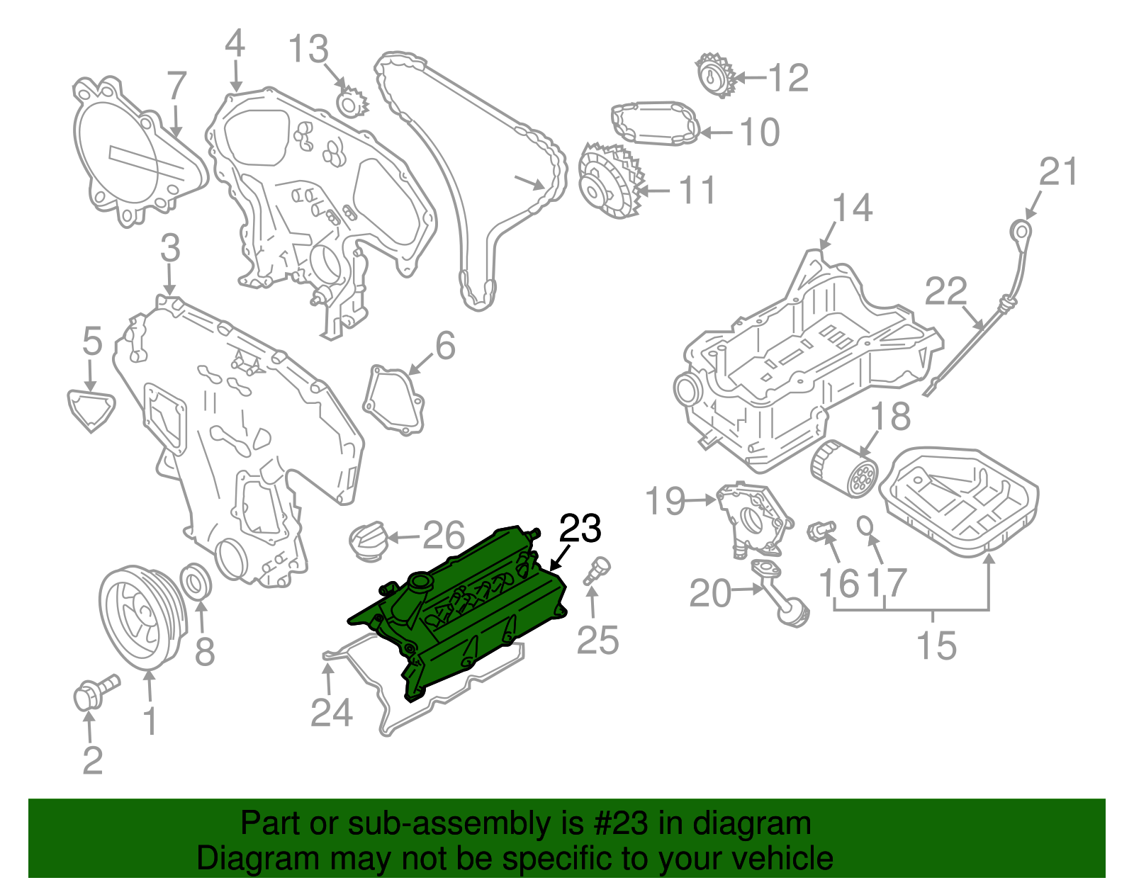 13264-EA210 - Valve Cover - 2005-2019 Nissan | Conicelli Nissan