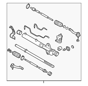 2005-2009 Hyundai Tucson Steering Gear 57700-1F050 | Retail Performance ...