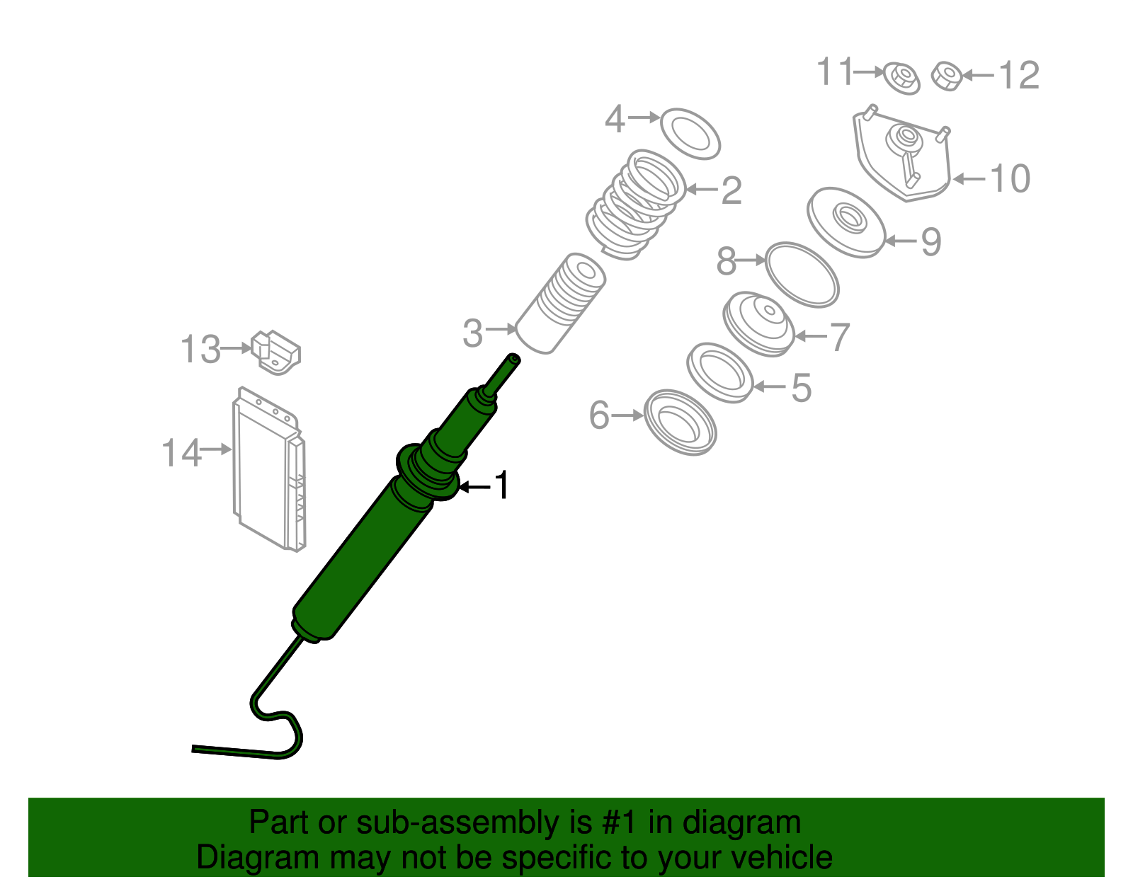991-343-045-A2 - High-Quality Suspension Strut for 2014-2019 Porsche ...