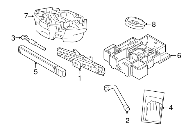 31362300 - Trunk Floor Storage Box 2016-2023 Volvo | AutoNationParts.com