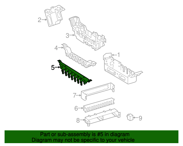 906-545-11-40 - Upper Bracket 2010-2018 Mercedes-Benz | Mercedes-Benz ...