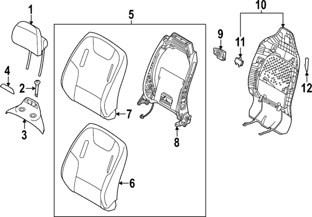 88367-CV000CVH - USB Port Cap 2022-2024 Kia EV6 | Kia.Parts Store