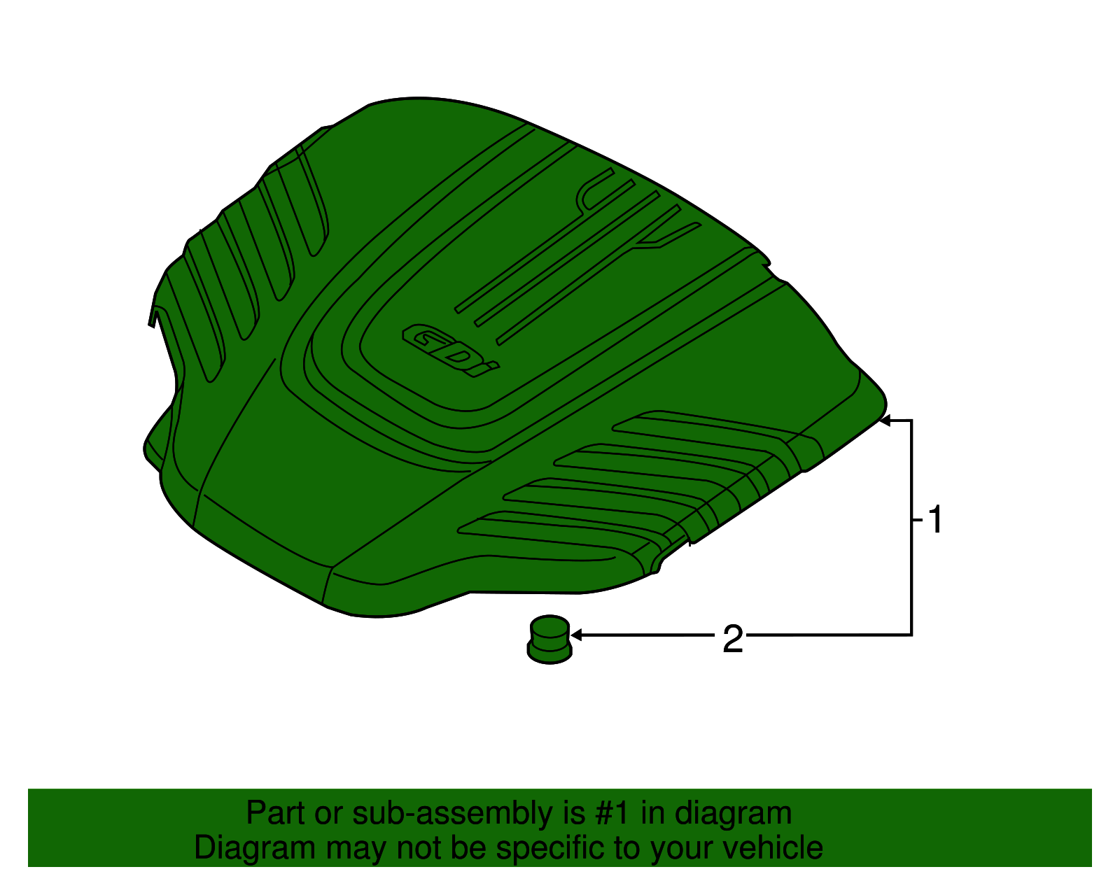 29240-3CFE0 - Engine Cover 2015-2018 Kia | Kia.Parts Store