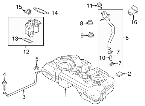 Fuel System Components for 2015 Mini Cooper | BMW Parts